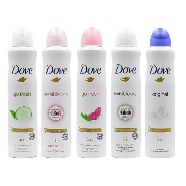 Dove Antiperspirant Deodorant Spray, International Version, 250 ml ...