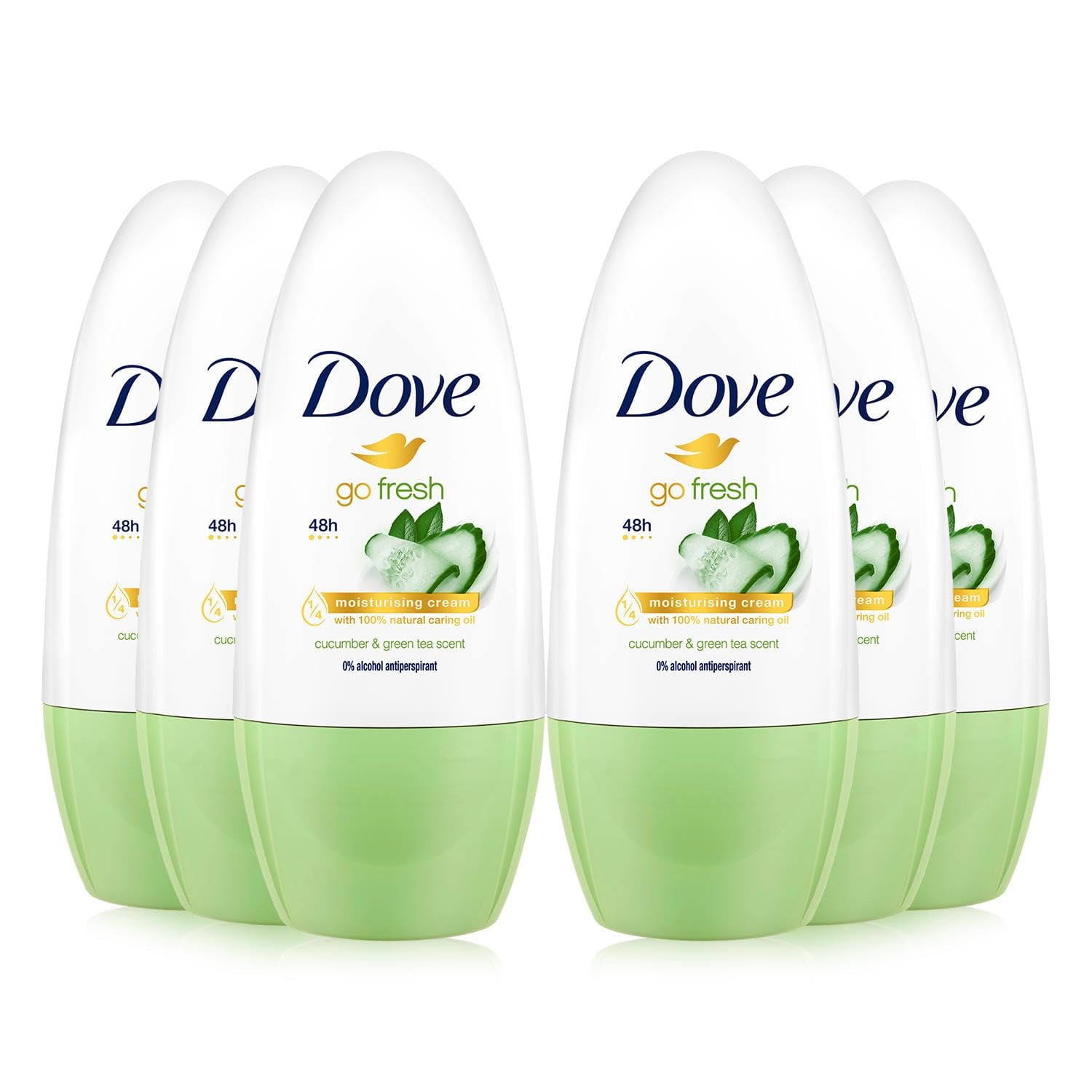 Dove Antiperspirant Roll On Go Fresh Cucumber 50Ml - Walmart.com