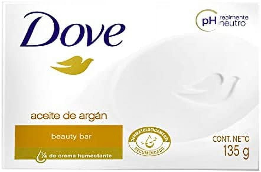 Dove Argan Oil Beauty Bar Soap 4 75 Oz 135 Gr Pack Of 12 Bars