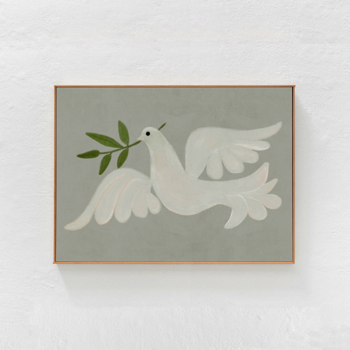 Dove Art Print, Poster: Able Wall Art Print. Large, Horizontal Art In ...