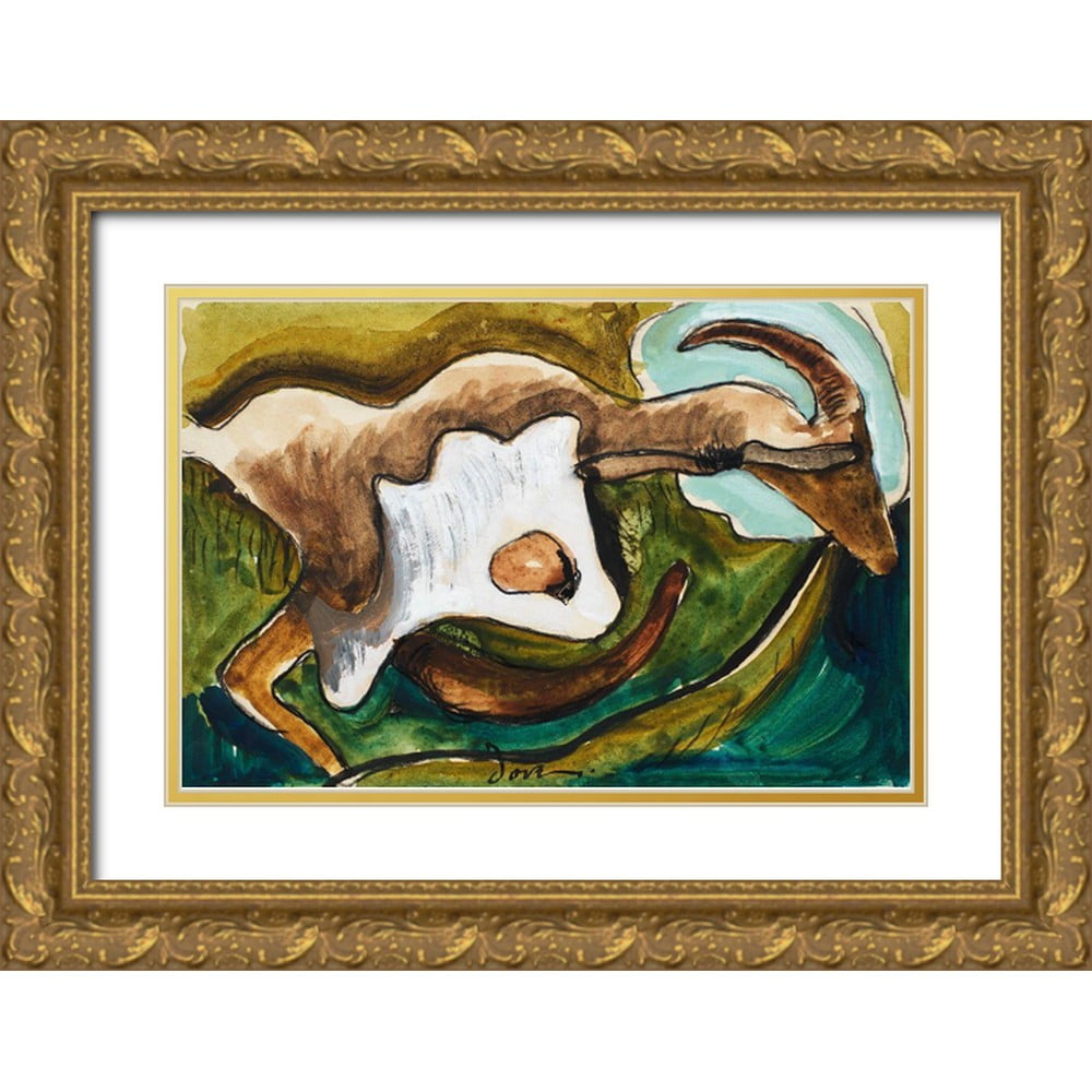 Dove, Arthur 24x17 Gold Ornate Wood Framed with Double Matting Museum ...