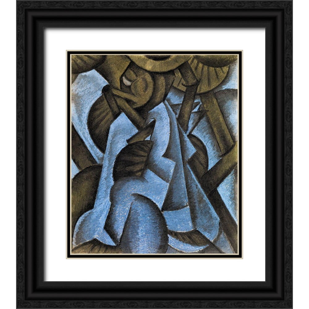 Dove, Arthur 26x30 Black Ornate Wood Framed with Double Matting Museum ...