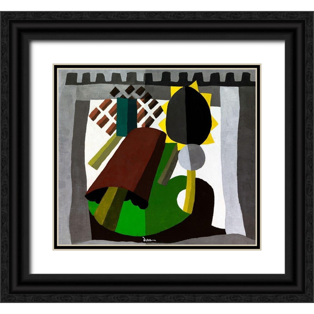 Dove, Arthur 29x26 Black Ornate Wood Framed with Double Matting Museum ...