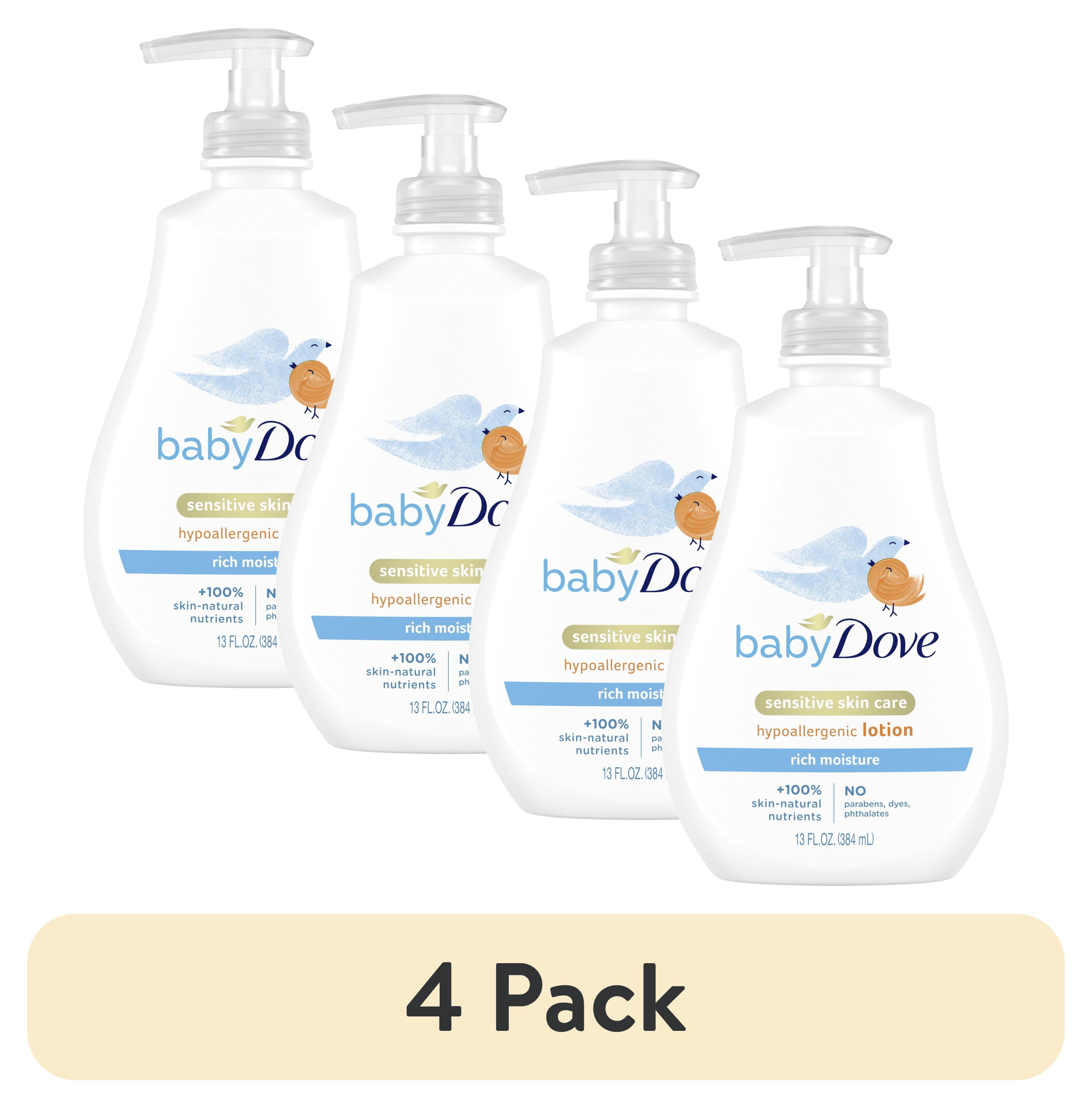 (4 pack) Dove Baby Rich Moisture Hypoallergenic Moisturizing Lotion ...