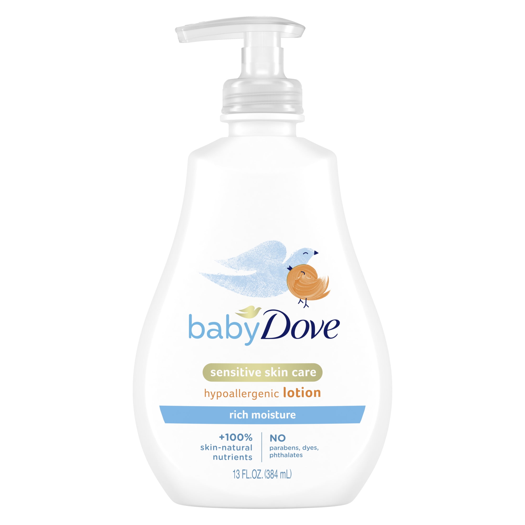 Dove Baby Rich Moisture Hypoallergenic Lotion Newborn Sensitive Skin ...