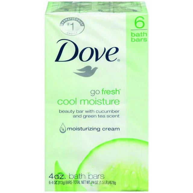 Dove Beauty Bar Cucumber And Green Tea 3 75 Oz Pack Of 18