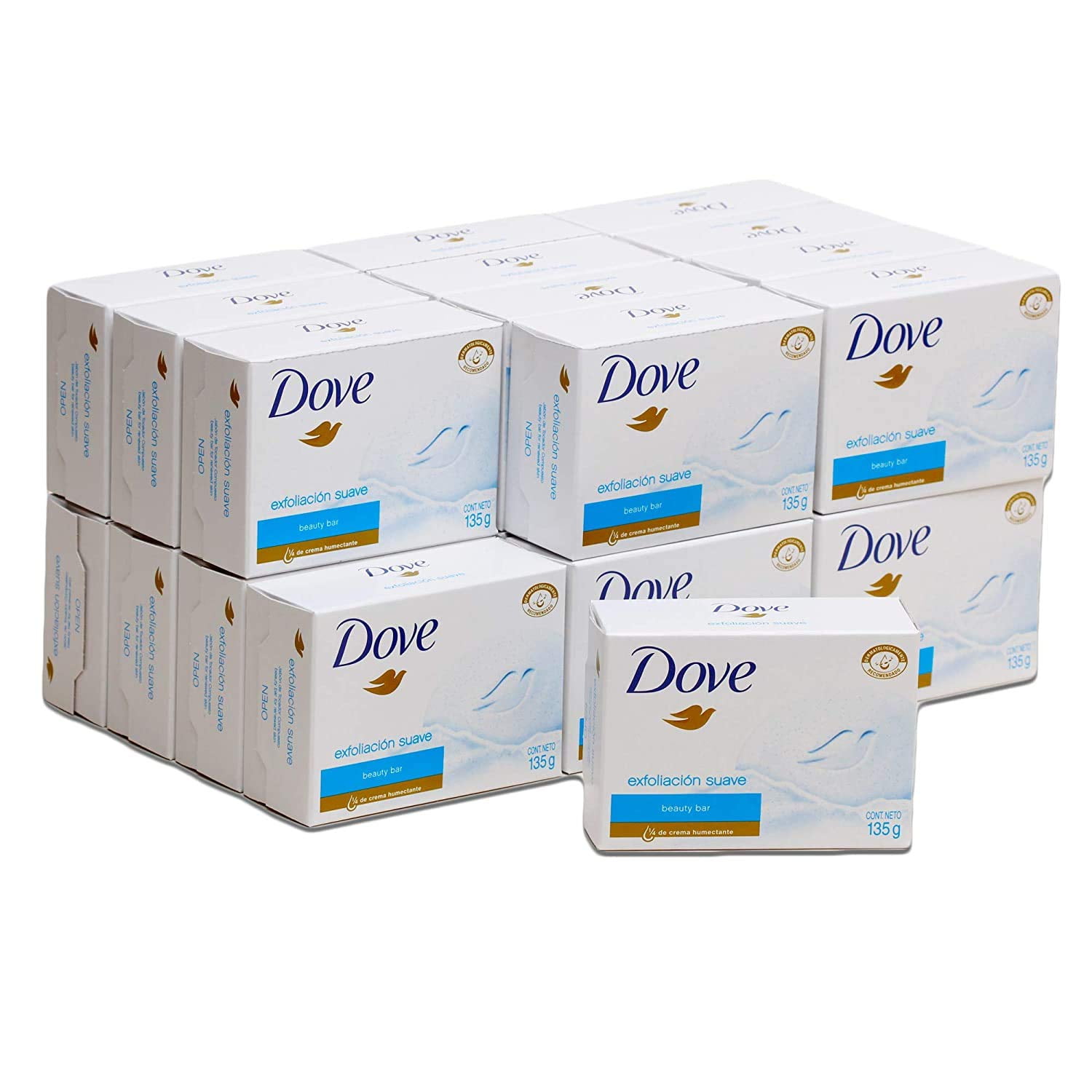 Dove, Beauty Bar Soap, Gentle Exfoliating Mositurizing Clean Body- 4 ...