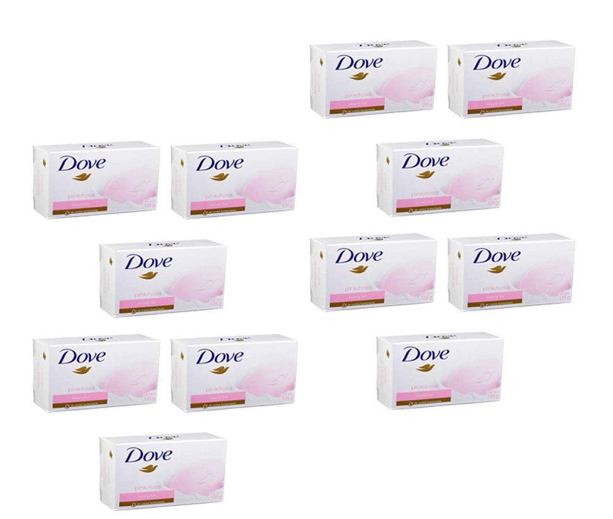 Dove Pink Rose Beauty Bar Soap, Moisturizing Clean Hand Body Soap, 4 ...