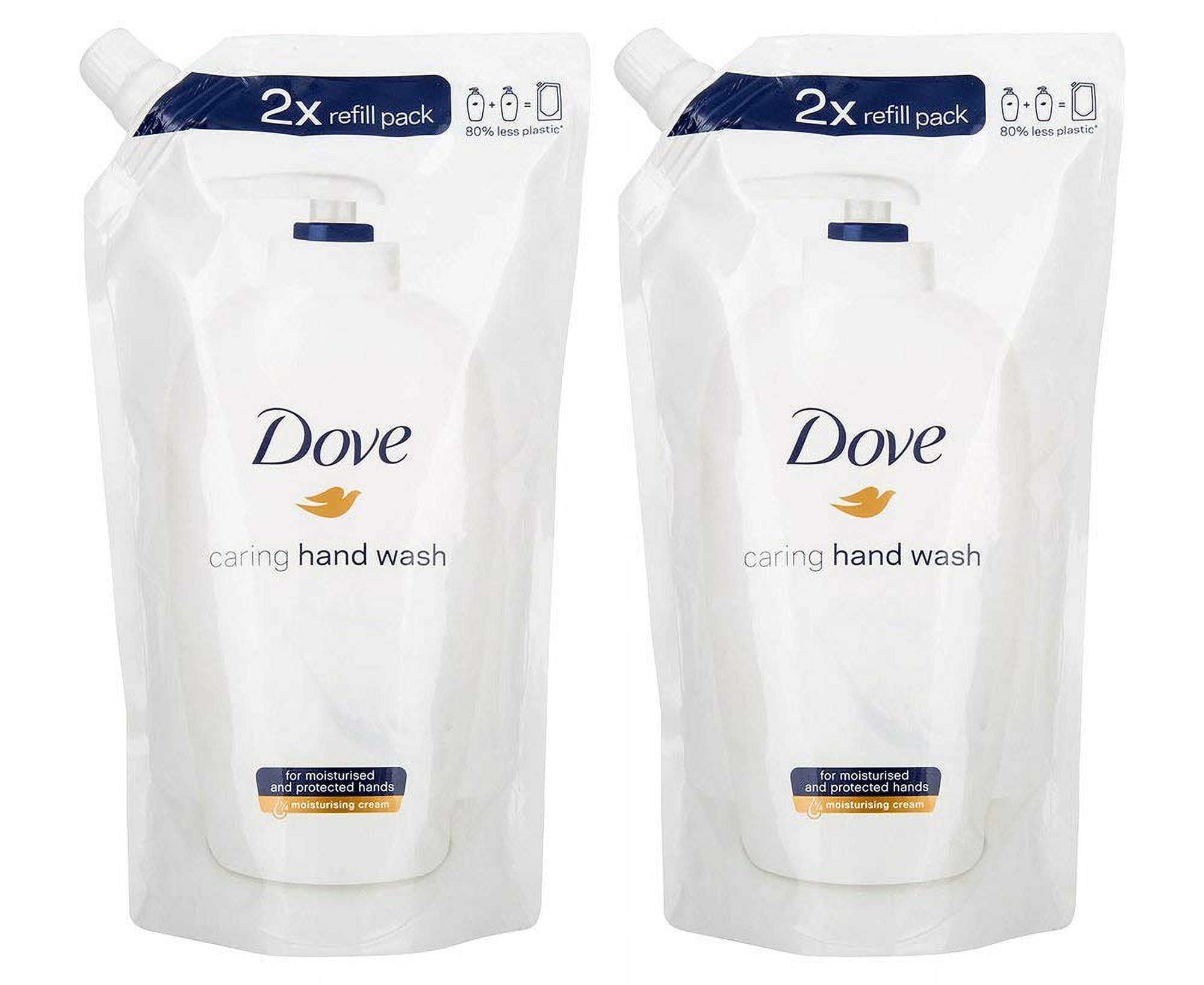 Dove Beauty Cream Hand Wash Refill - 16.9 Fl Oz / 500 mL x 2 Pack C13 ...