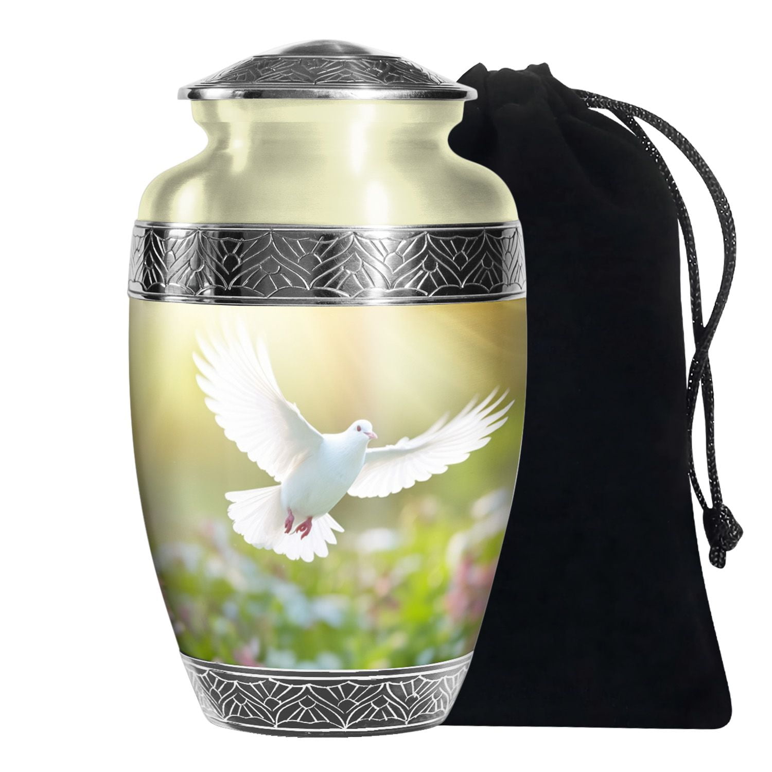Dove Bird Burial Urns For Adult Human Father & Mother Funeral Urn For ...