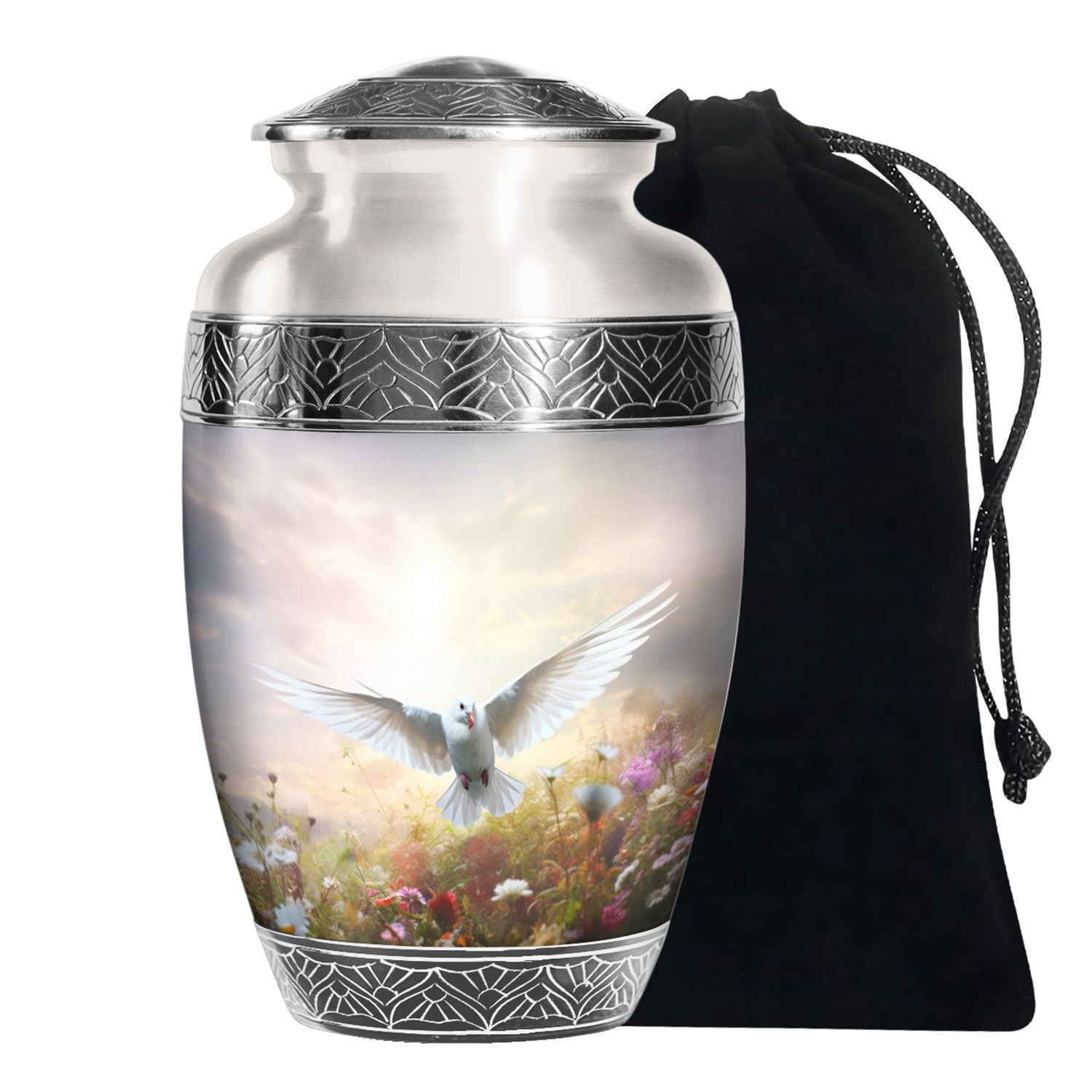 Dove Bird Human Urns For Ashes Adults Female Creamtion Large Urn For ...