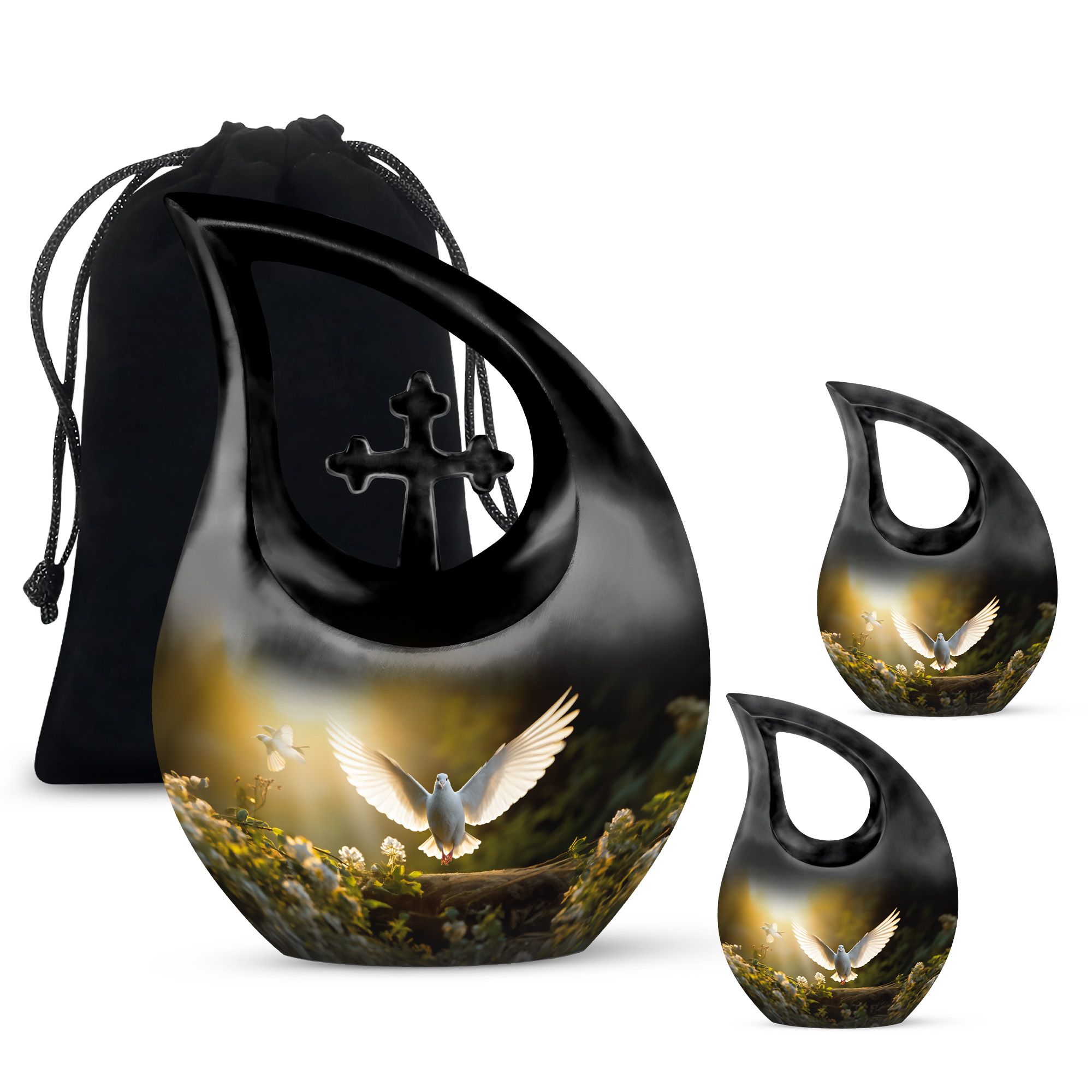 Dove Bird Urn - Adult Cremation Urns - Funeral Urns For Adult Ashes Men ...