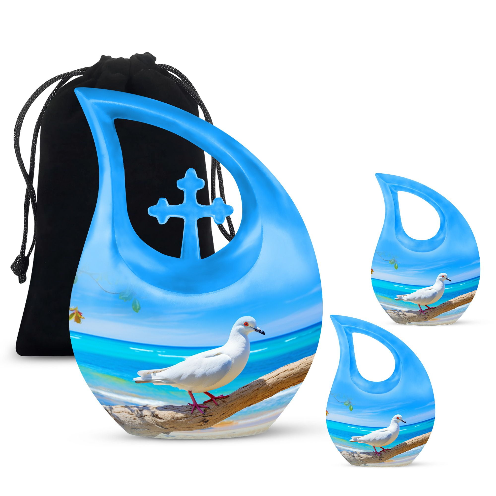 Dove Bird Urn - Keepsake Urns For Human Ashes - Urns For Ashes Adult ...