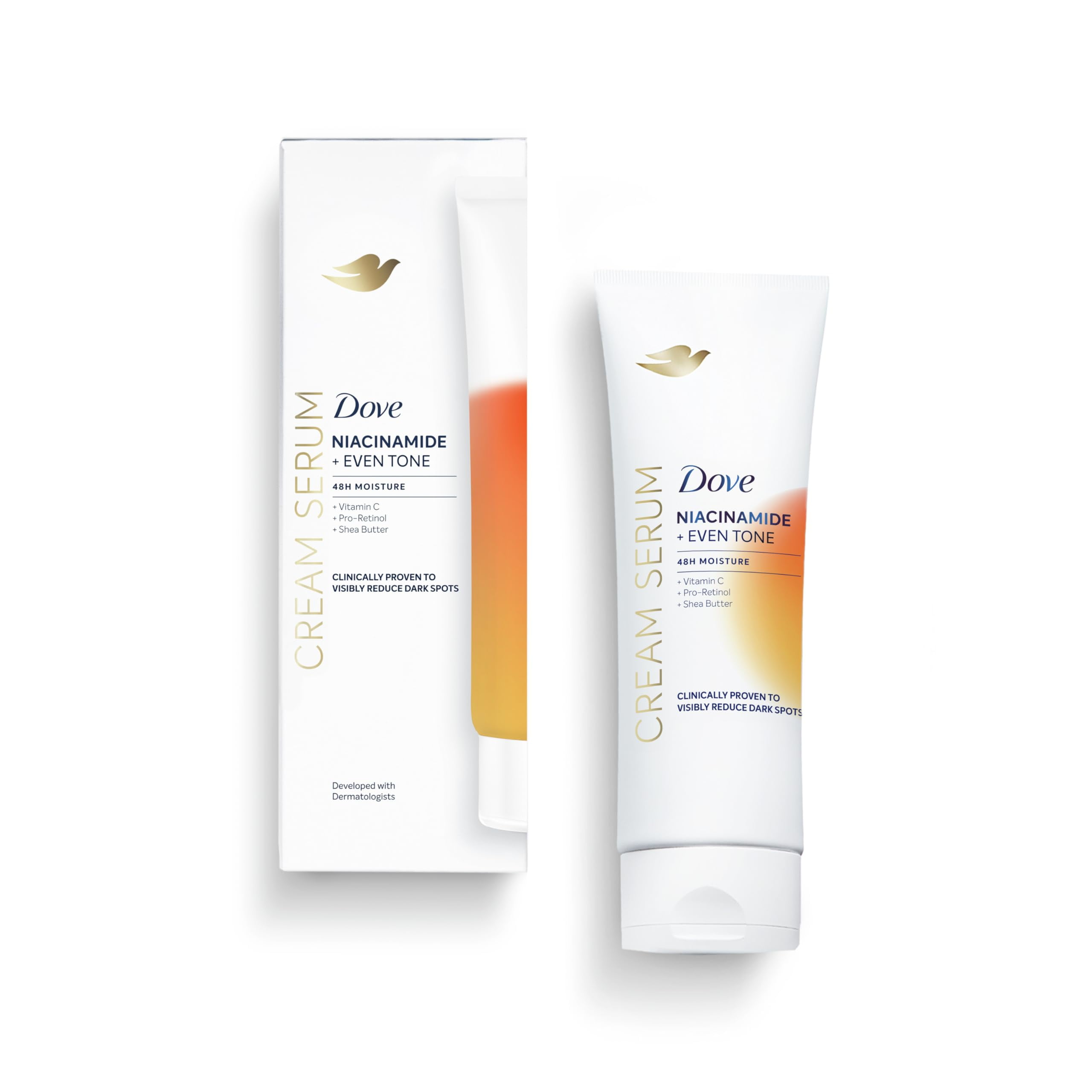 Dove Body Cream Serum DPF11 Niacinamide + Even Tone for Dark Spots and ...