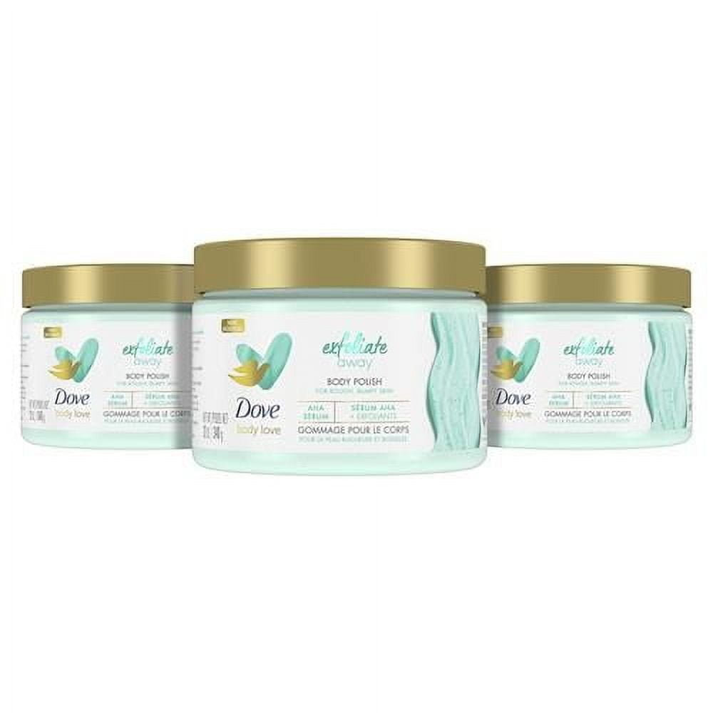 Dove Body Love Body Polish Exfoliate Away 3 Count For Rough, Bumpy Skin ...