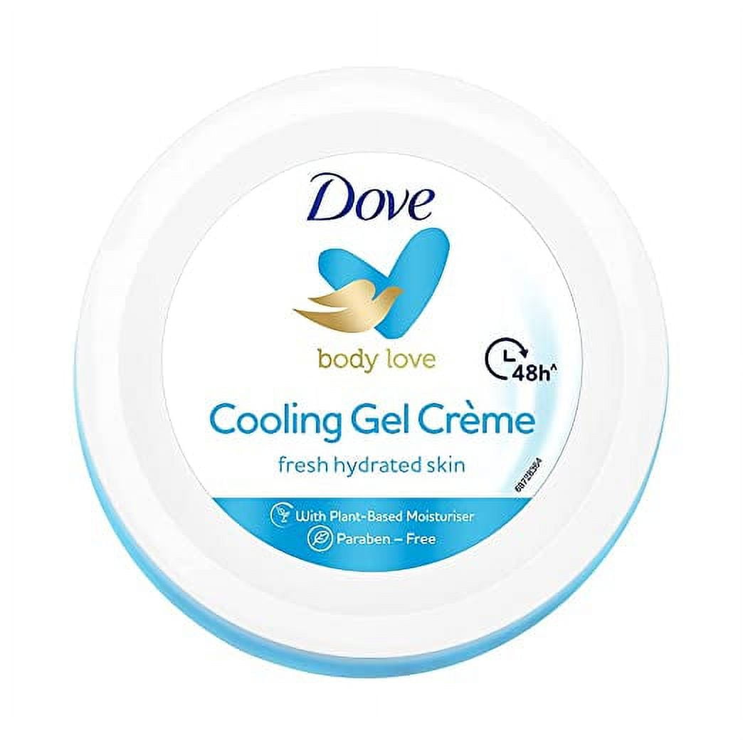 Dove Body Love Cooling Gel CrÃ¨me Paraben Free, 48hrs Moisturisation ...