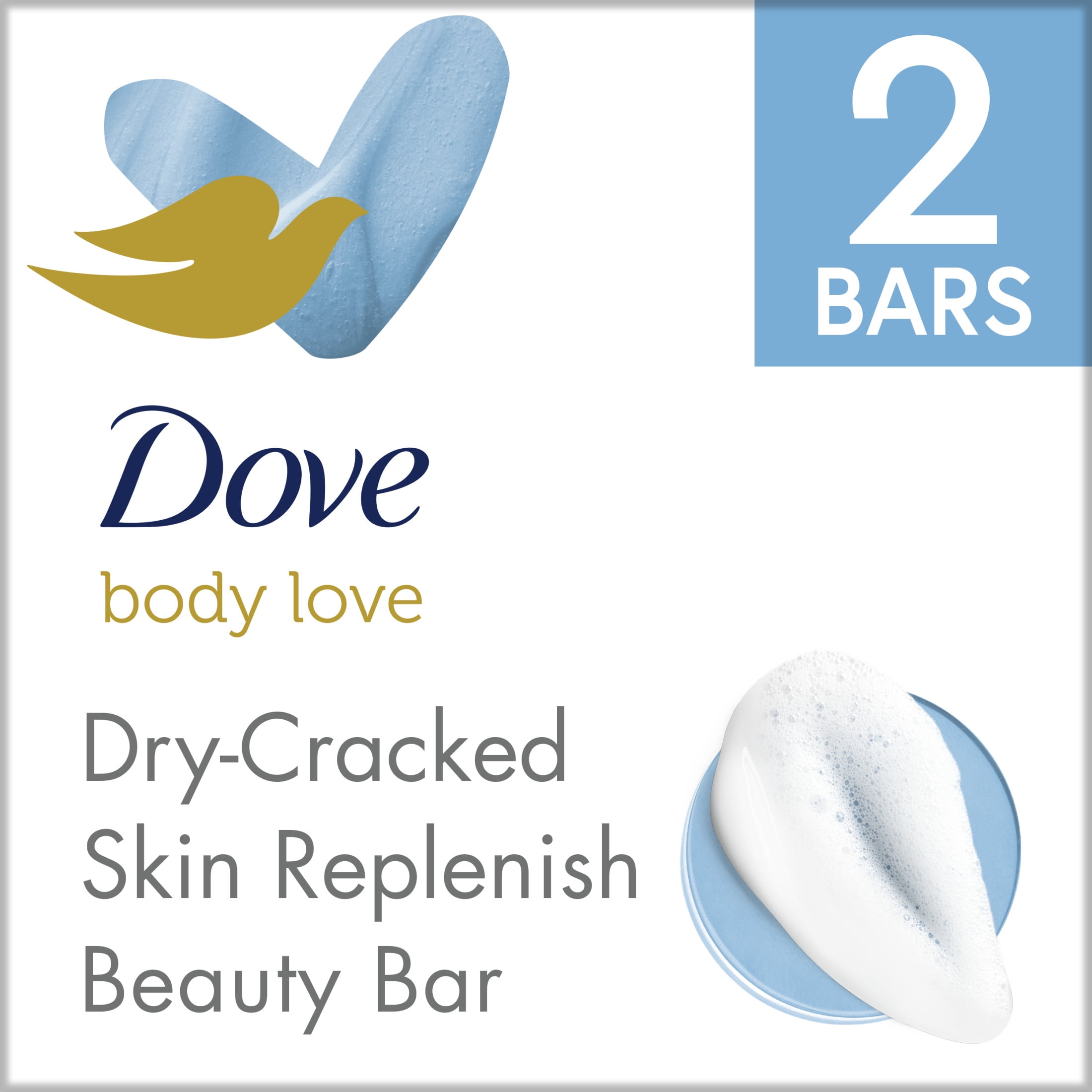 Dove Body Love Beauty Bar Soap for Dry Cracked Skin, Deep Moisture ...