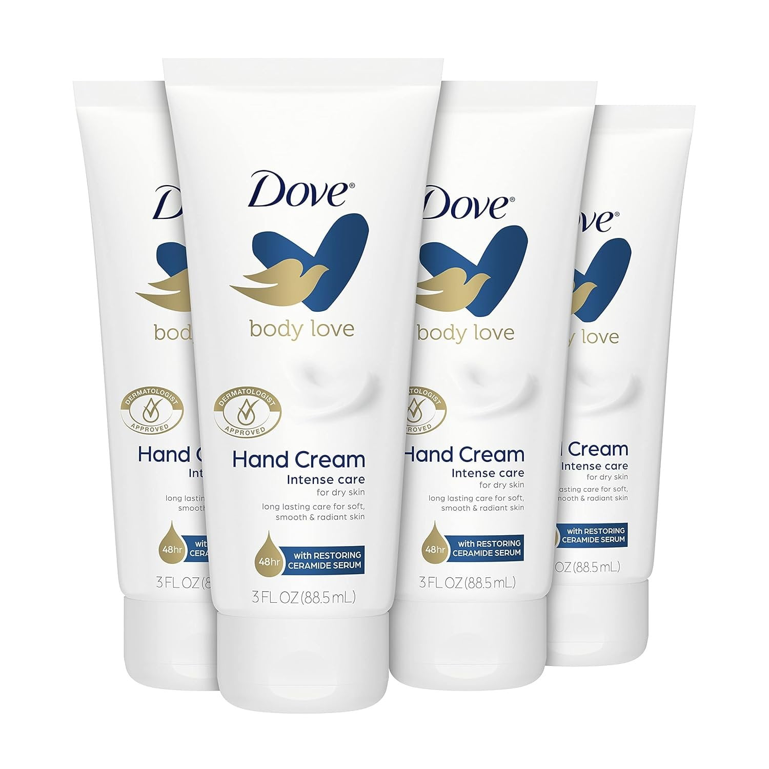 Dove Body Love Intense Care Hand Cream, Restoring and Moisturizing for ...