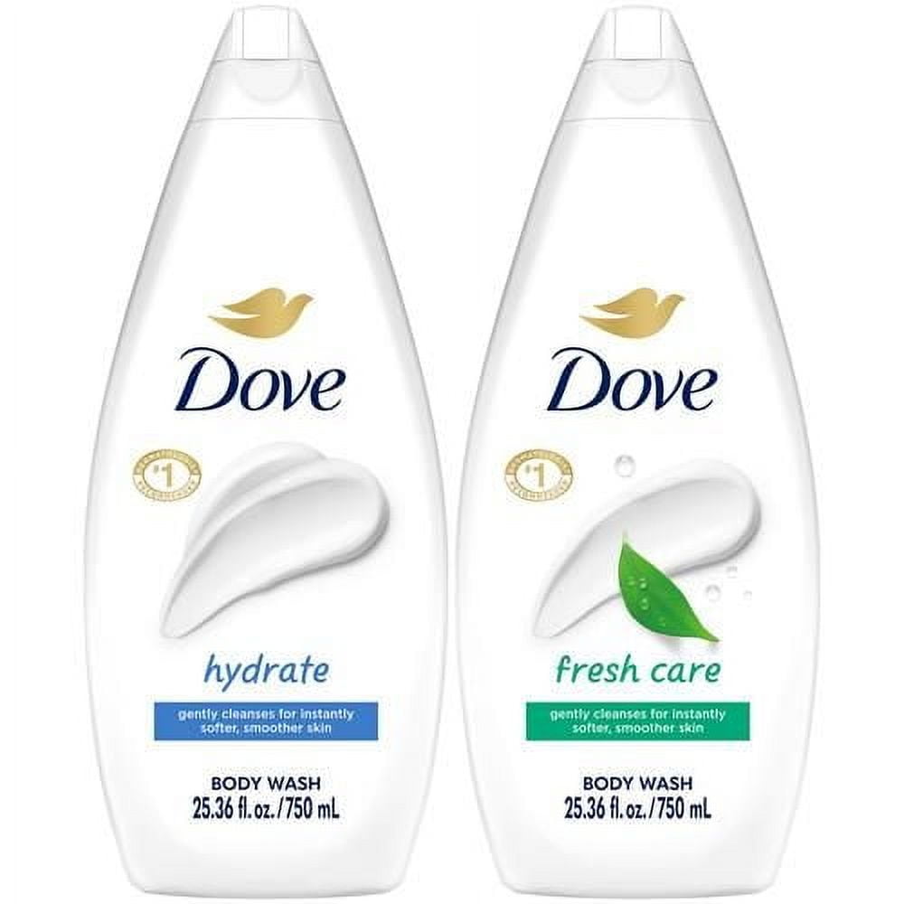 Dove Body Wash, Hydrate & Fresh Care, Value-Size Variety 2-Pack ...