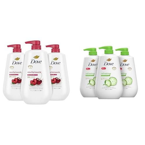 Dove Body Wash With Pump,Revitalizante Cherry & Chia Milk, 3 Count ...