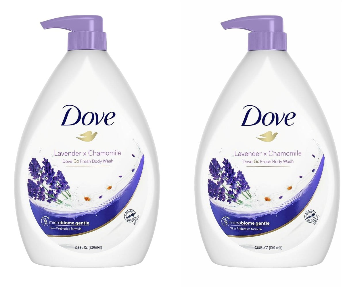 Dove Body Wash Shower Gel with Pump Flavor:Lavender Packs:Pack of 2 ...