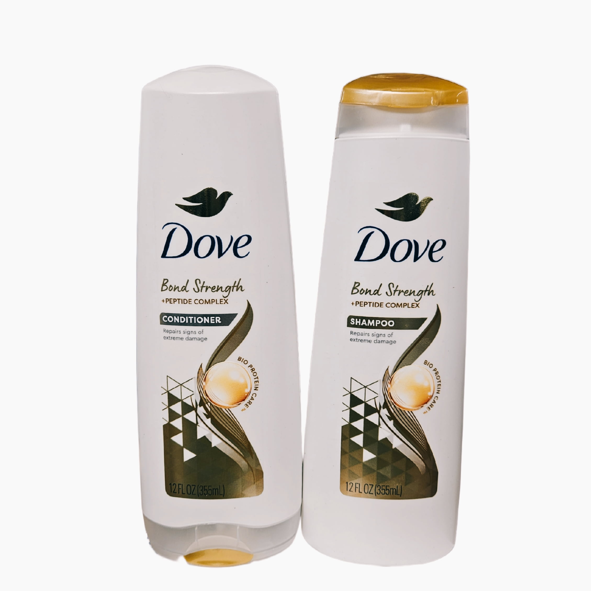 Dove Bond Strength Women's Shampoo & Conditioner Set with Peptide ...
