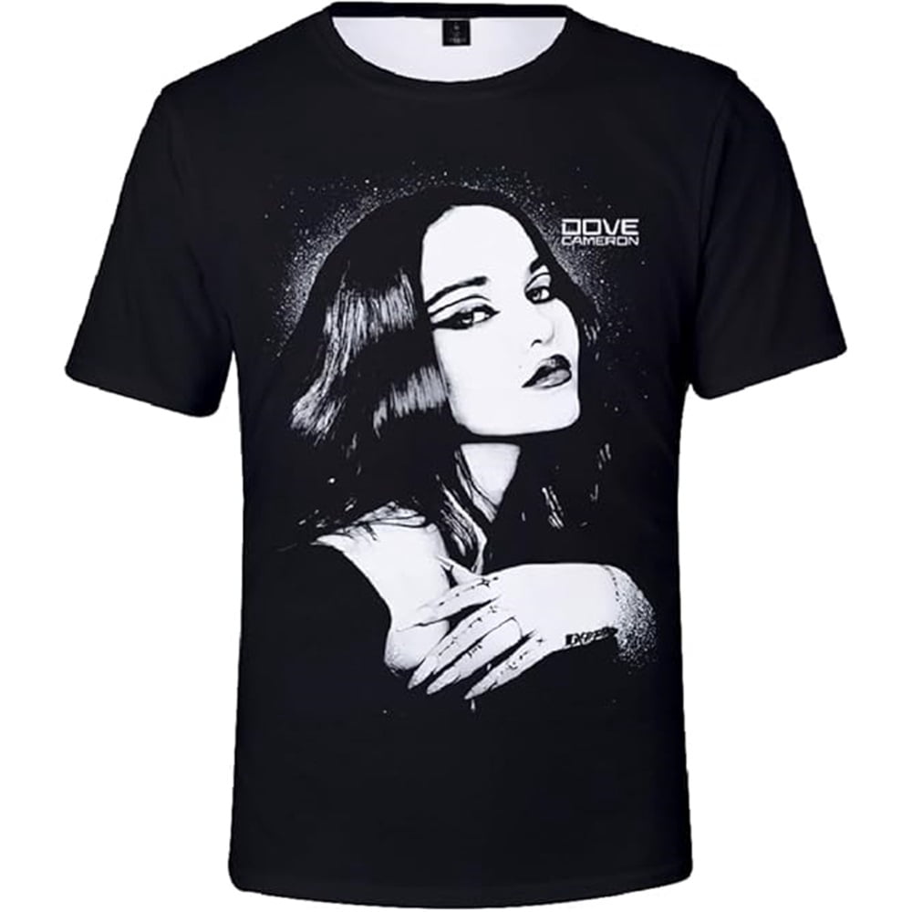 Dove Cameron 2025 Merch T-shirt Trendy Print Round Neck Short Sleeves ...