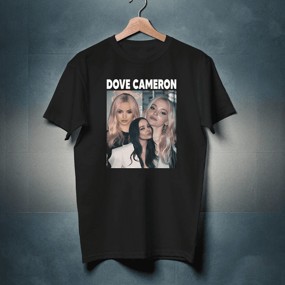 Dove Cameron T-Shirt with Pop Star Vibes and Glam Look, for men & women ...