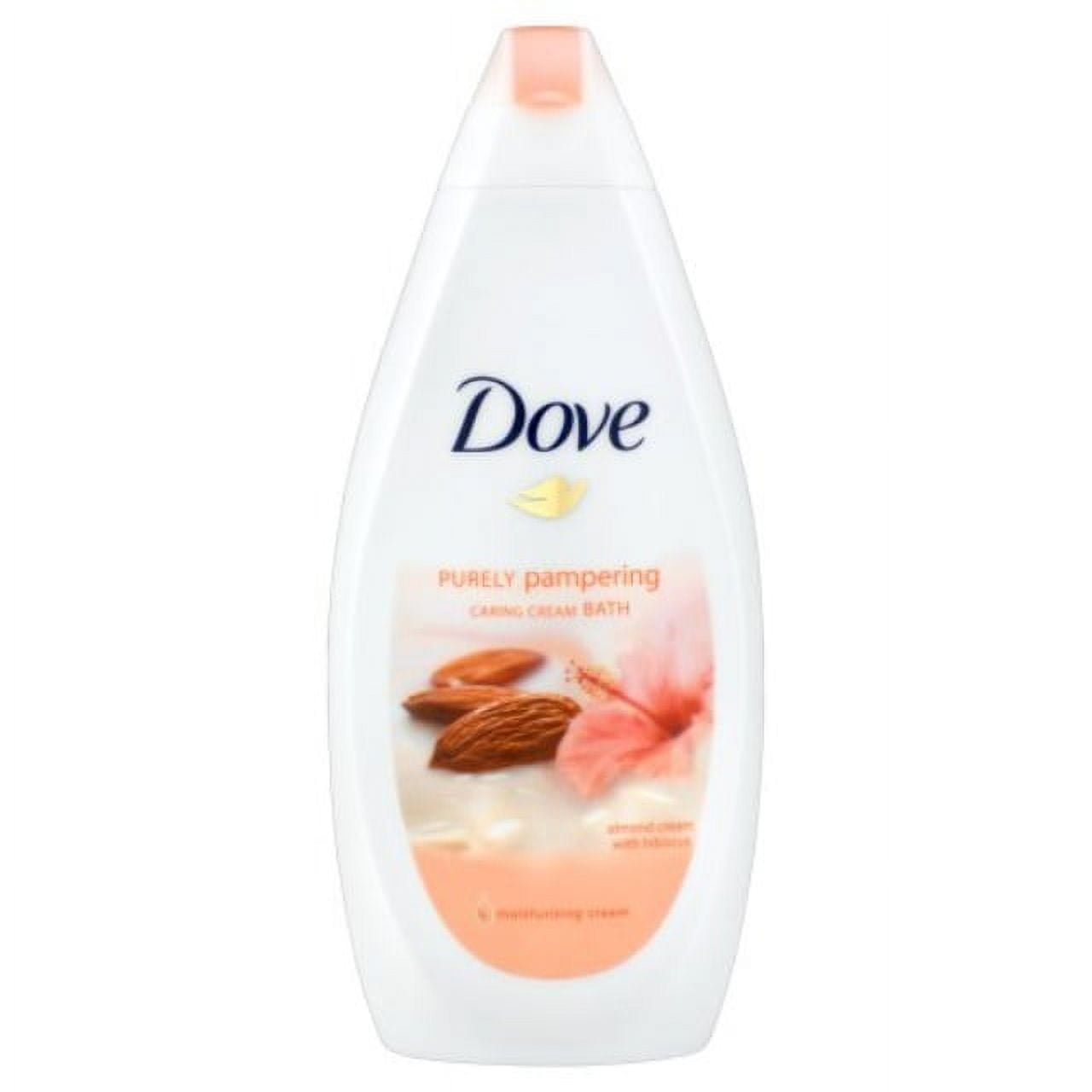 dove purely pampering almond cream body wash with hibiscus 500ml ...