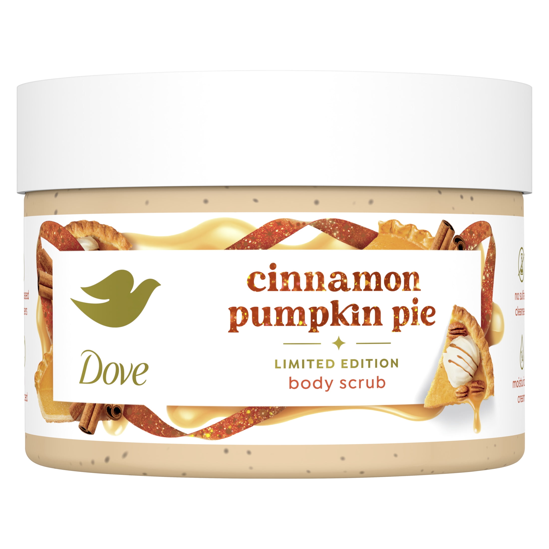 Dove Body Scrub Cinnamon Pumpkin Pie for Deep Nourishment Holiday ...