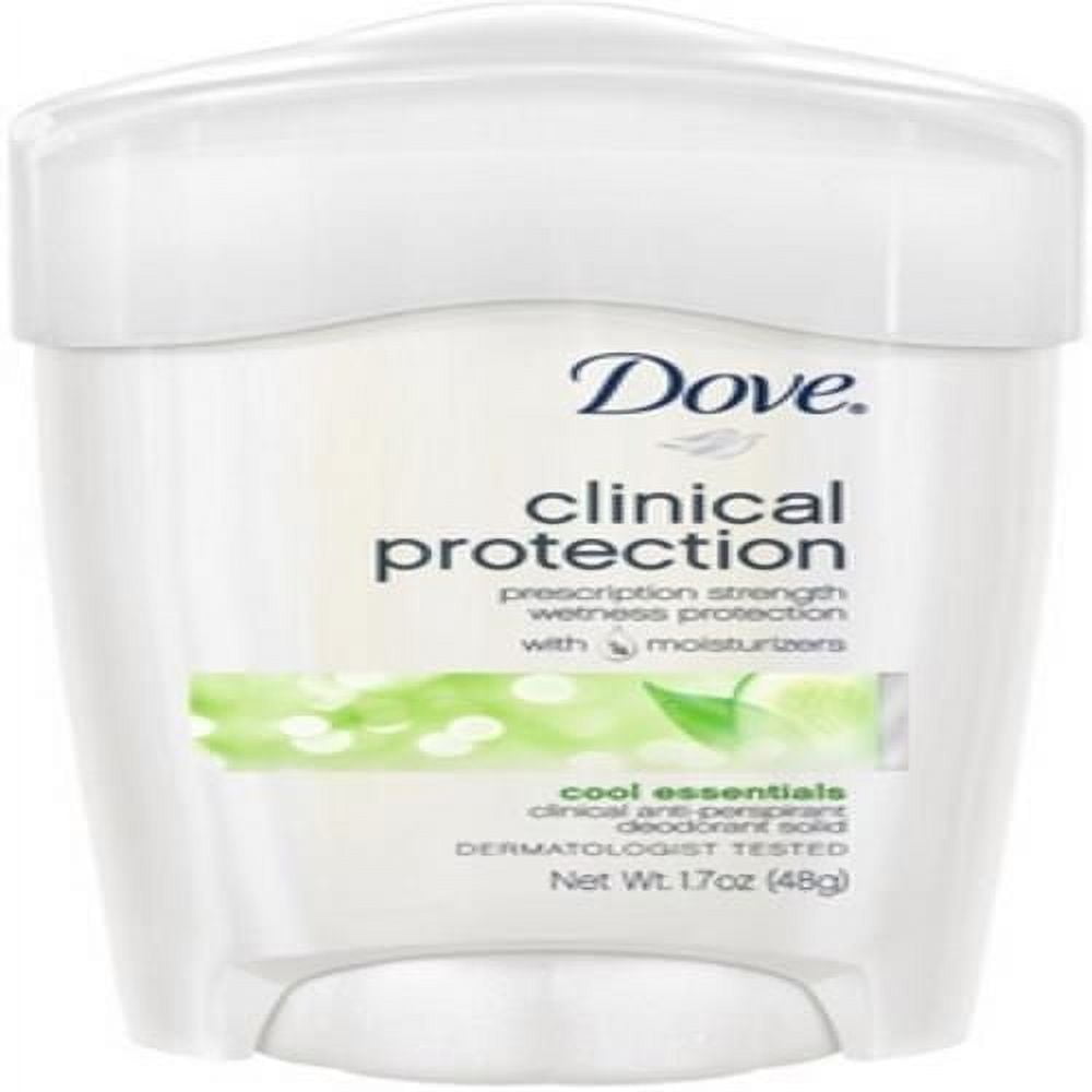 Dove Clinical Protection Antiperspirant Deodorant, Cool Essentials 1.7 ...
