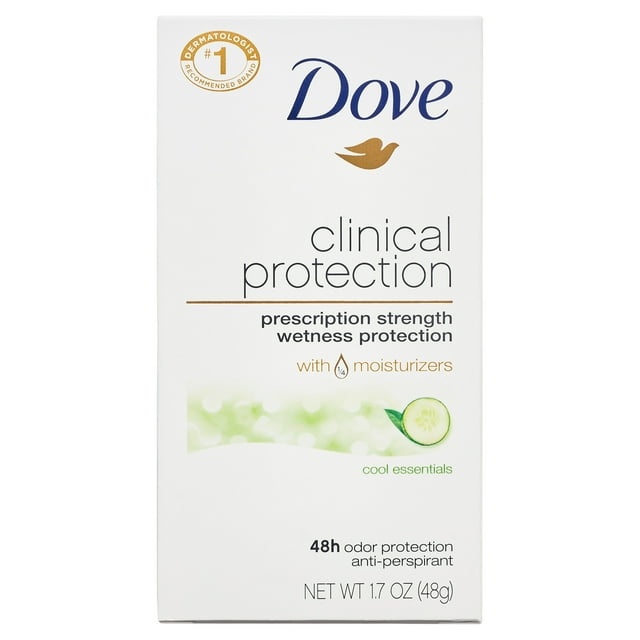 Dove Clinical Protection Antiperspirant Deodorant Stick, Cucumber and ...