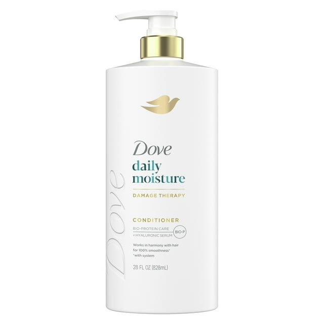 Dove Daily Moisture Conditioner for Smoothness, with Hyaluronic Acid, 28 oz - Walmart.com