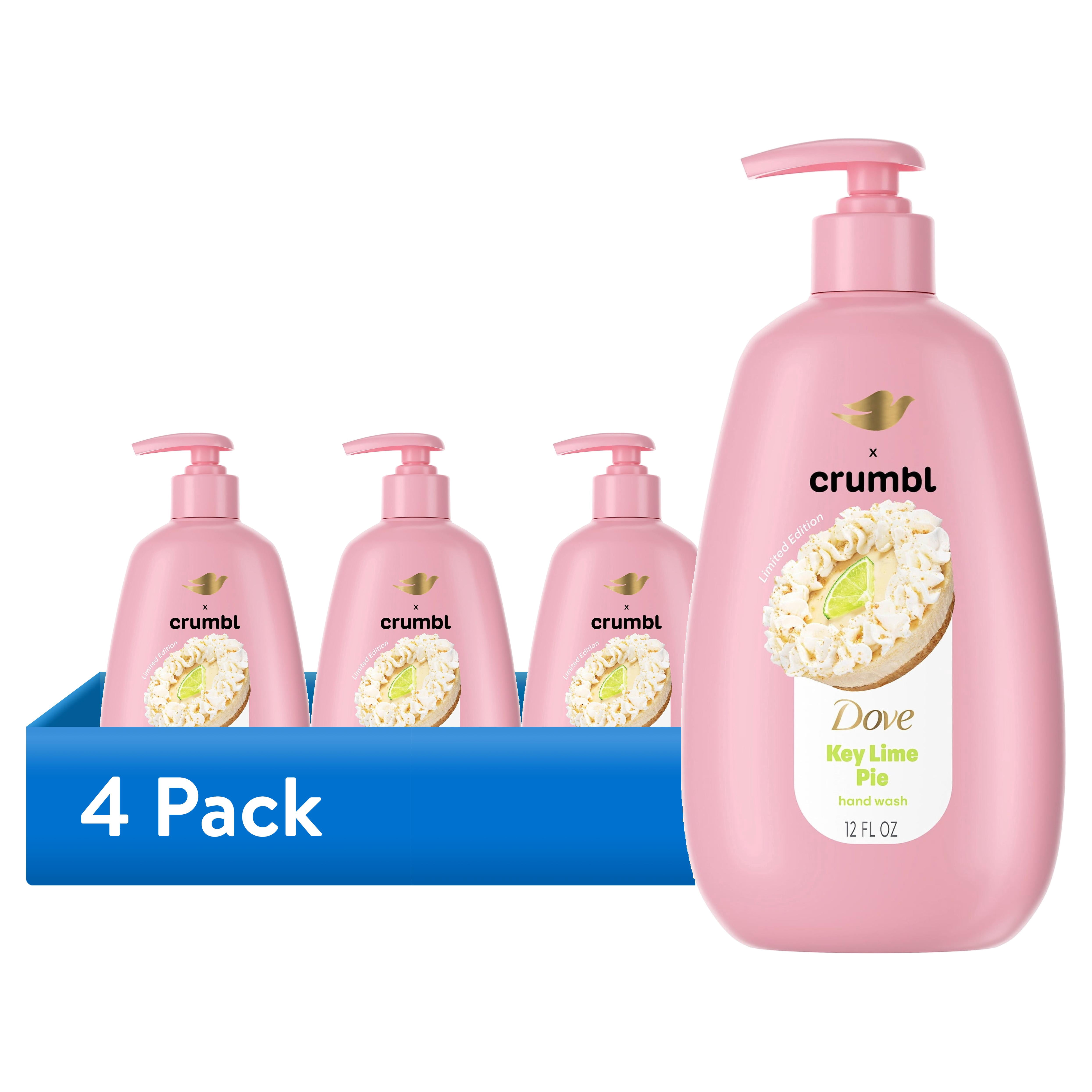 (4 pack) Dove Crumbl Limited Edition Liquid Hand Soap Key Lime Pie, 12 ...
