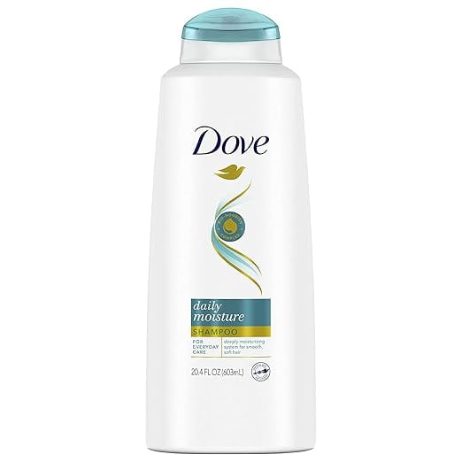 Dove Daily Moisturizing Shampoo for Normal to Dry Hair, 20.4 oz, 3 Pack ...