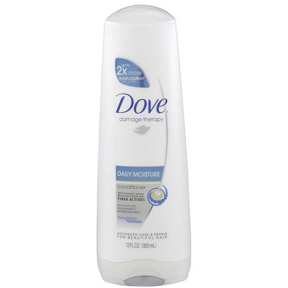 Dove Damage Therapy Daily Moisture Hair Conditioner, 12 Oz - Walmart.com