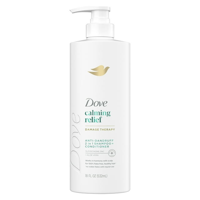 Dove Damage Therapy Derma 2-in-1 Anti-Dandruff Shampoo & Conditioner ...