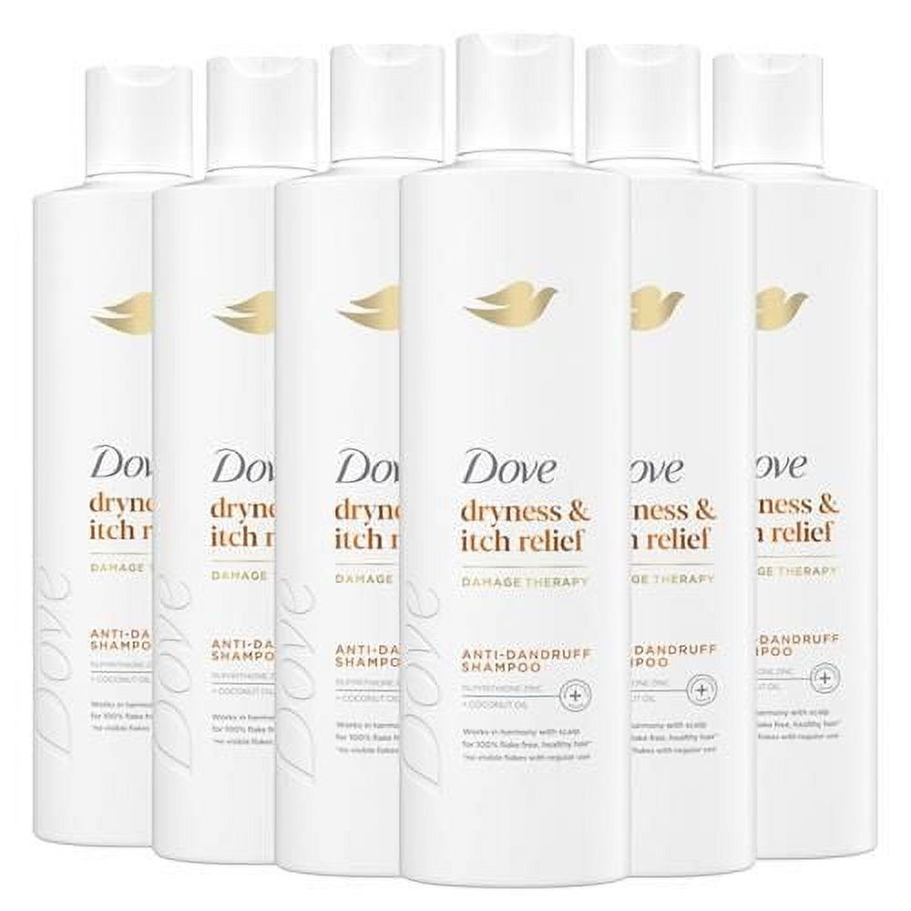 Dove Damage Therapy Derma Shampoo Dryness + Itch Pack Of 6 For Flaky ...