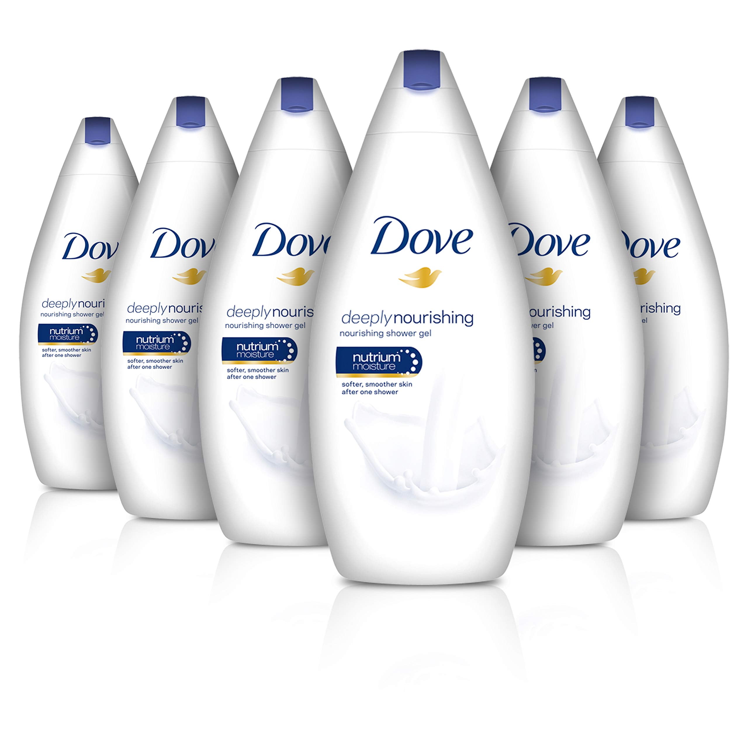 Dove Deep Moisture Deeply Nourishing Body Wash 500ml Pack of 6 ...