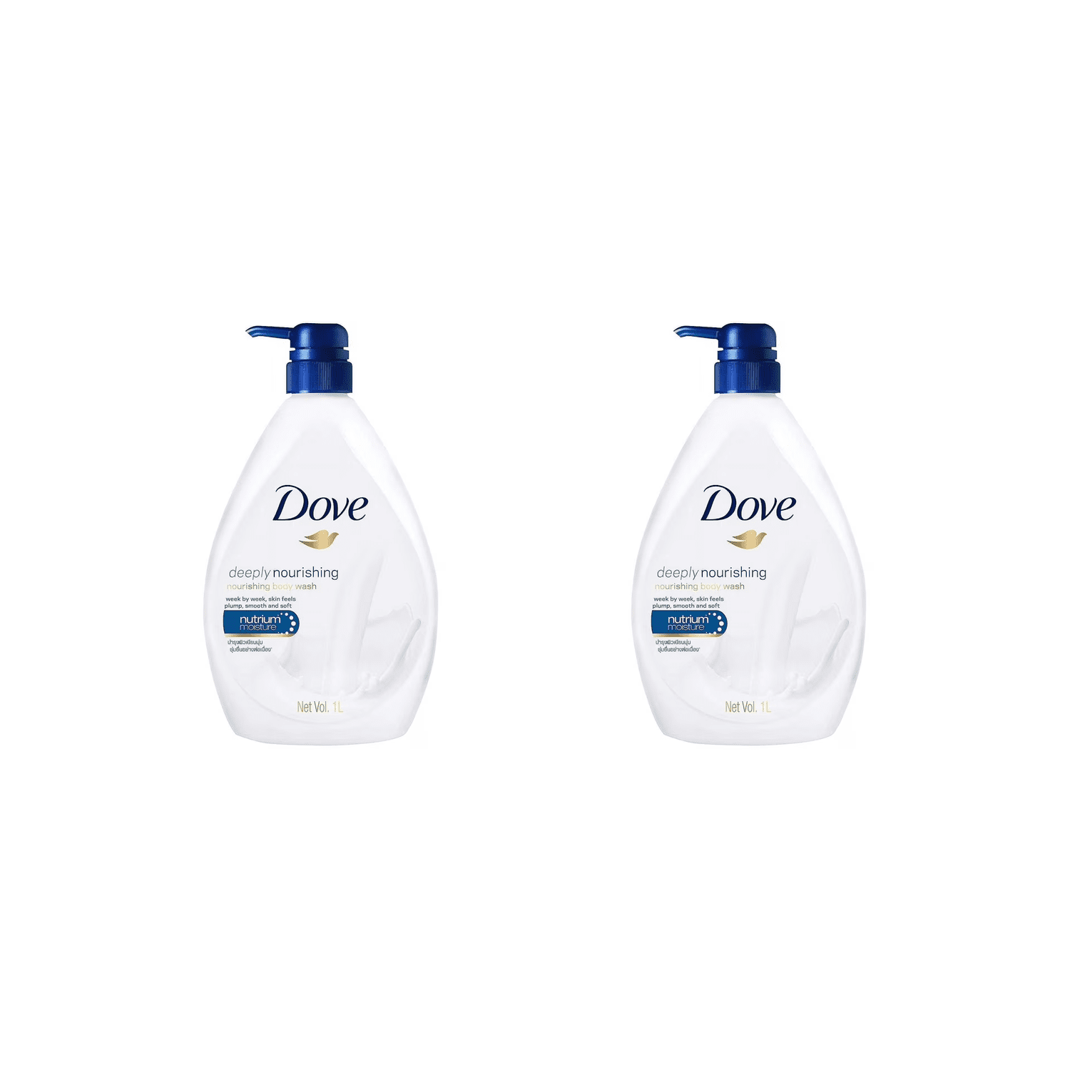 Dove Deeply Nourishing Nutrium Moisture™ Body Wash ( 2 x 33.8 oz ) – 2 ...