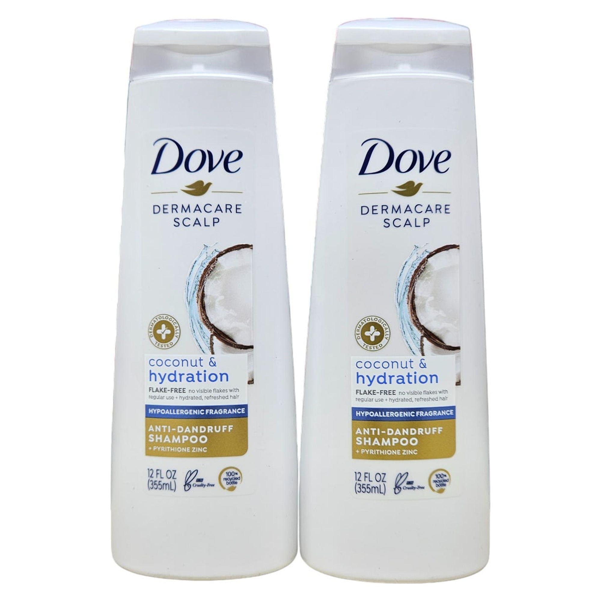 Dove Dermacare Scalp Coconut And Hydration Anti Dandruff Shampoo 12oz 2