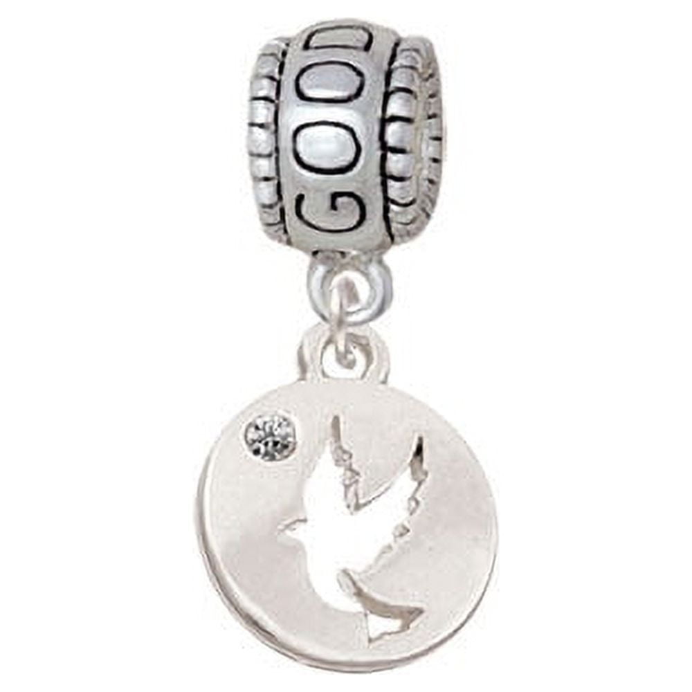 Dove Disc - Good Luck Charm Bead - Walmart.com