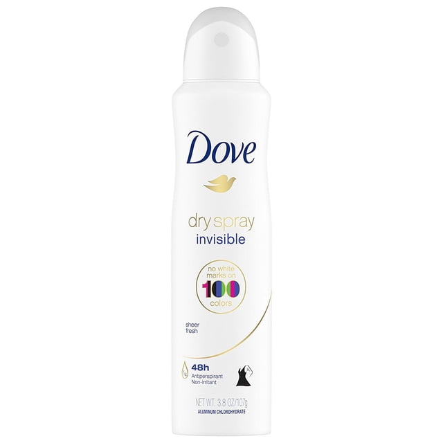 Dove Dry Spray Antiperspirant Invisible Sheer Fresh, 3.8 oz - Walmart ...