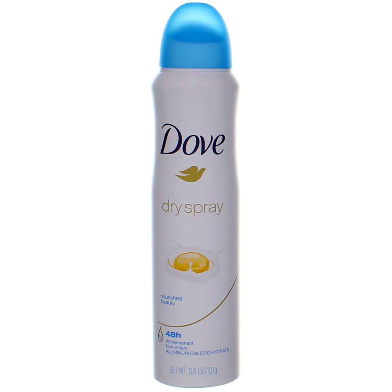 Dove Dry Spray Antiperspirant, Nourished Beauty, 3.80 oz, Pack of 4, 48 ...