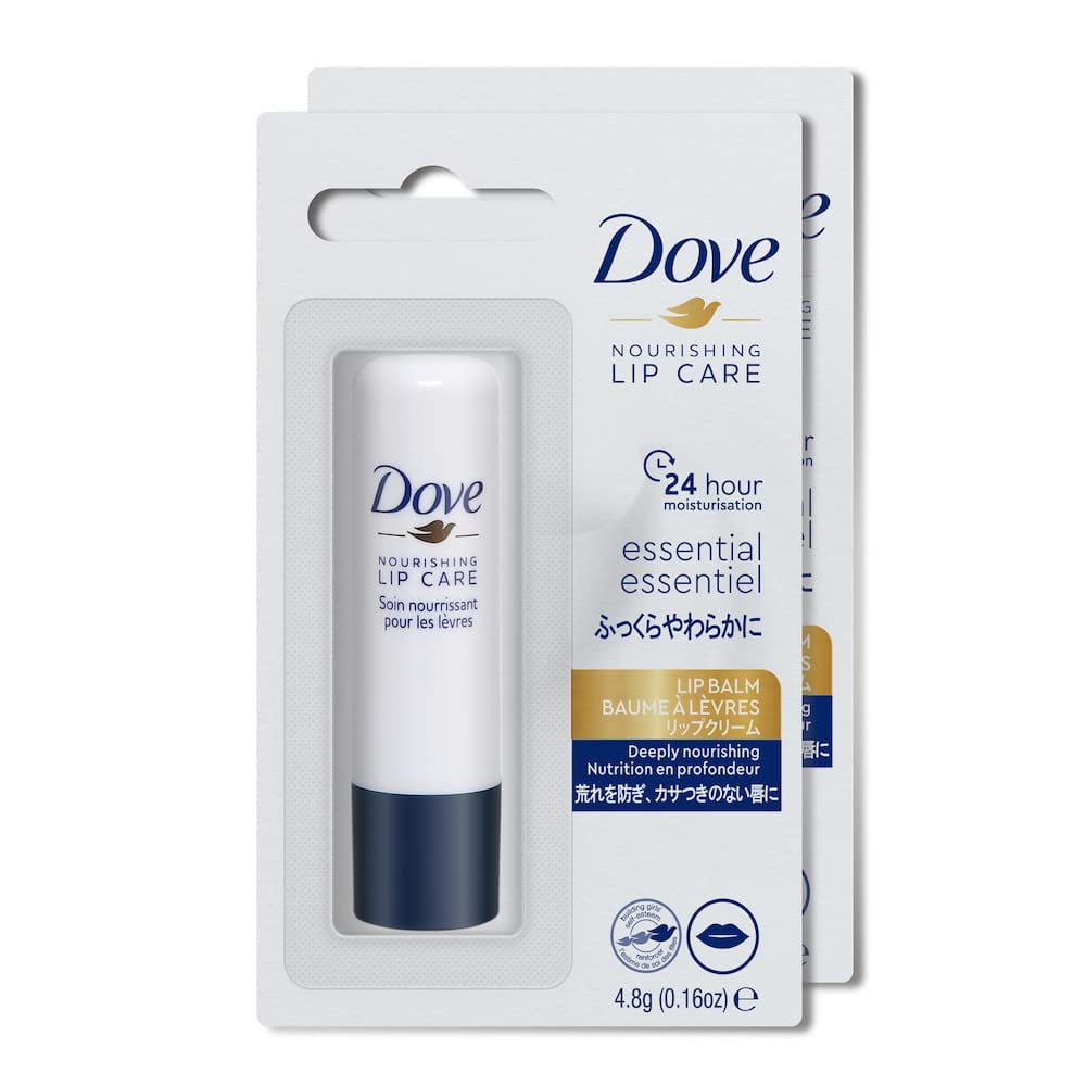 Dove Essential Nourishing Lip Care with Jojoba oil and Shea butter ...
