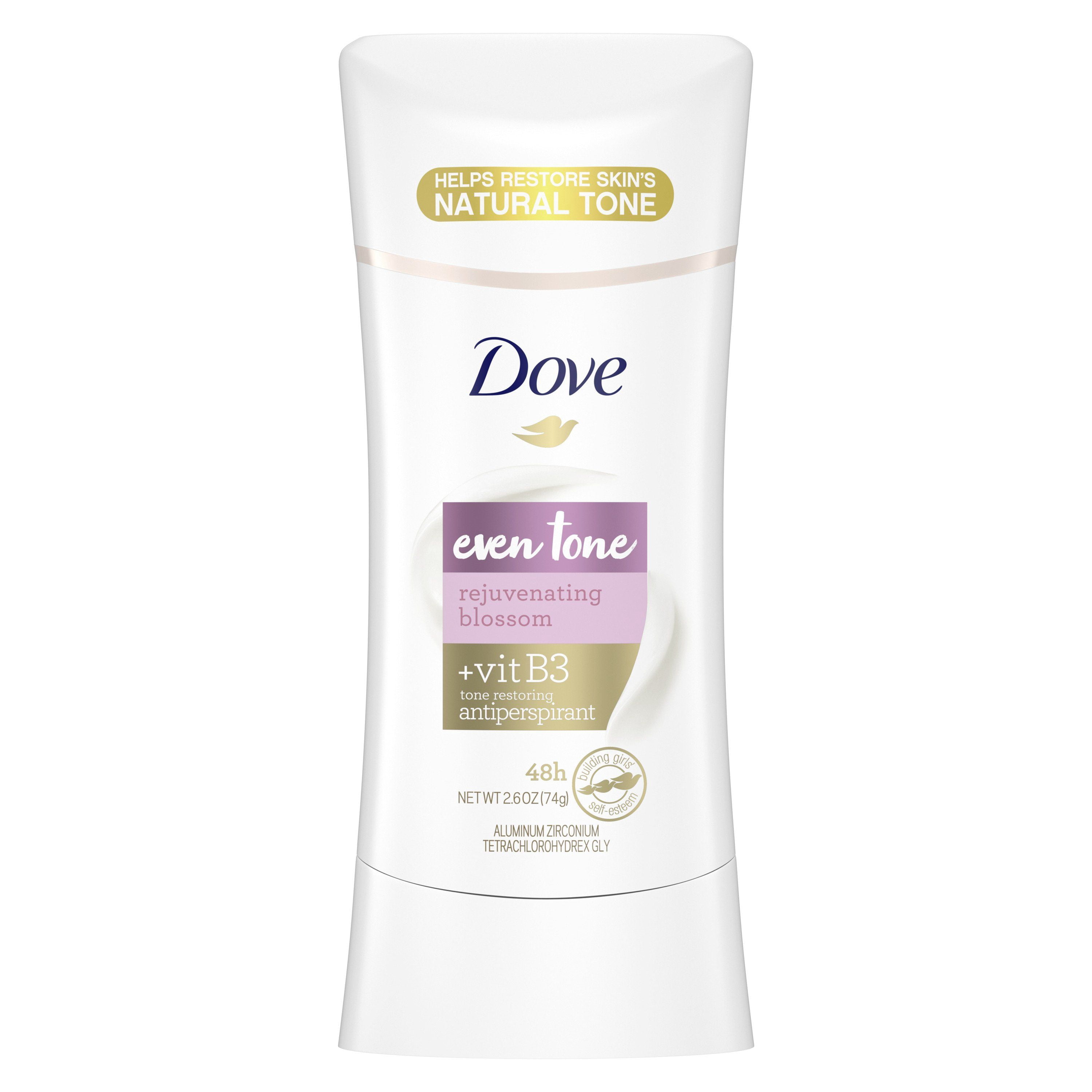 Dove Even Tone Antiperspirant Rejuvenating Blossom - 2.6 oz (Pack of 1 ...