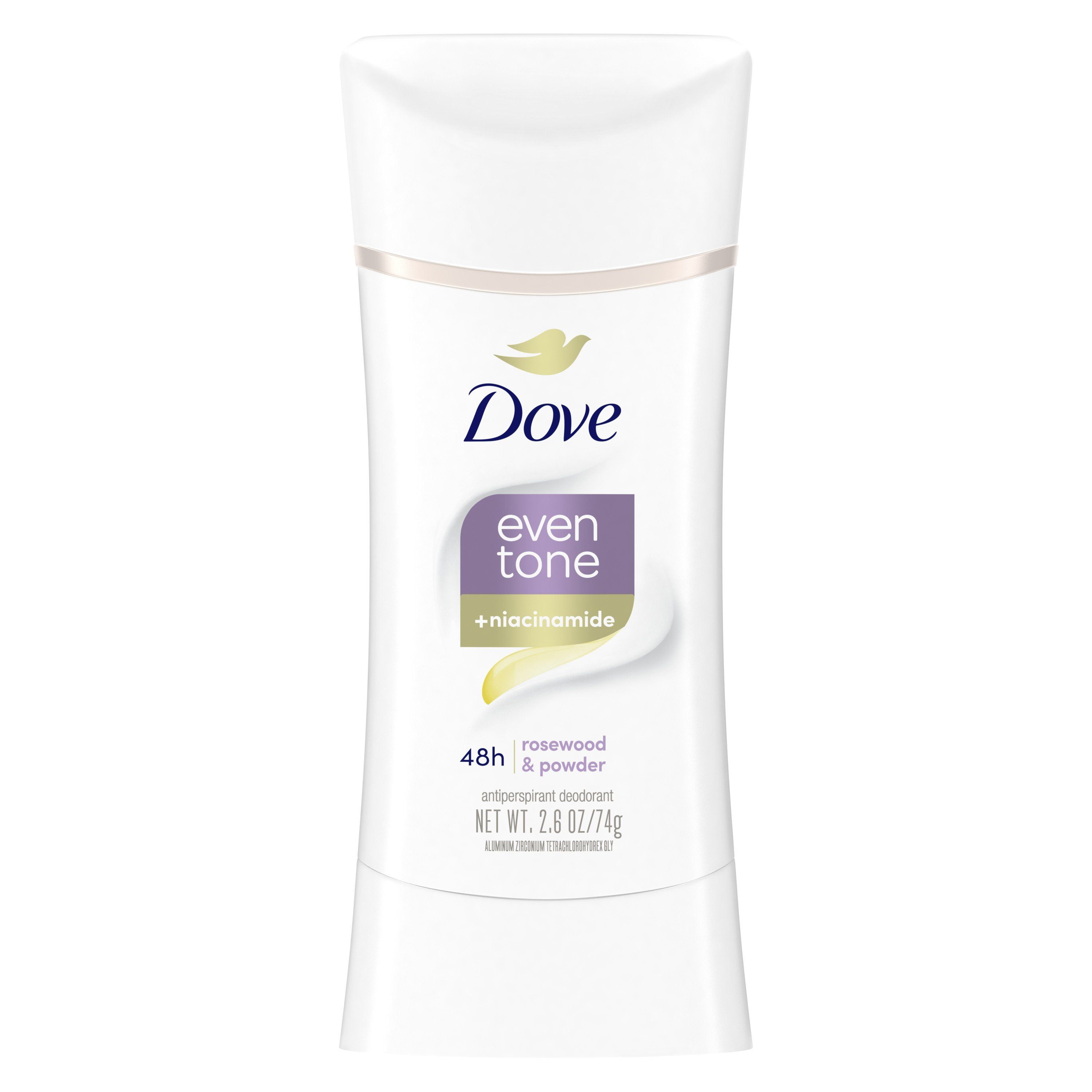 Dove Even Tone Antiperspirant Deodorant - Rosewood & Powder - 2.6 oz ...
