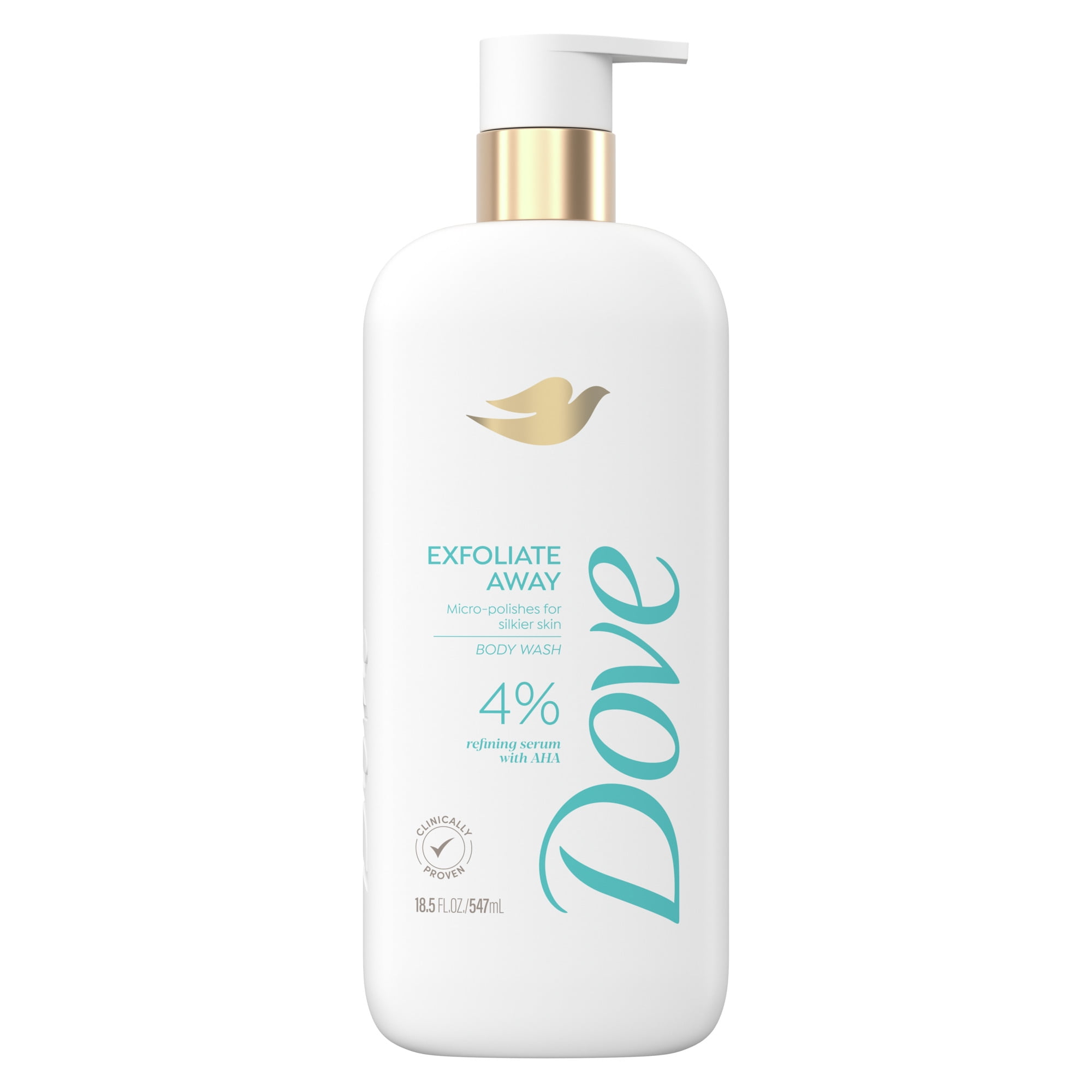 Dove Exfoliate Away Body Wash 4% Refining Serum with AHA All Skin Type ... Dove Exfoliate Away Body Wash 4% Refining Serum with AHA All Skin Type ...