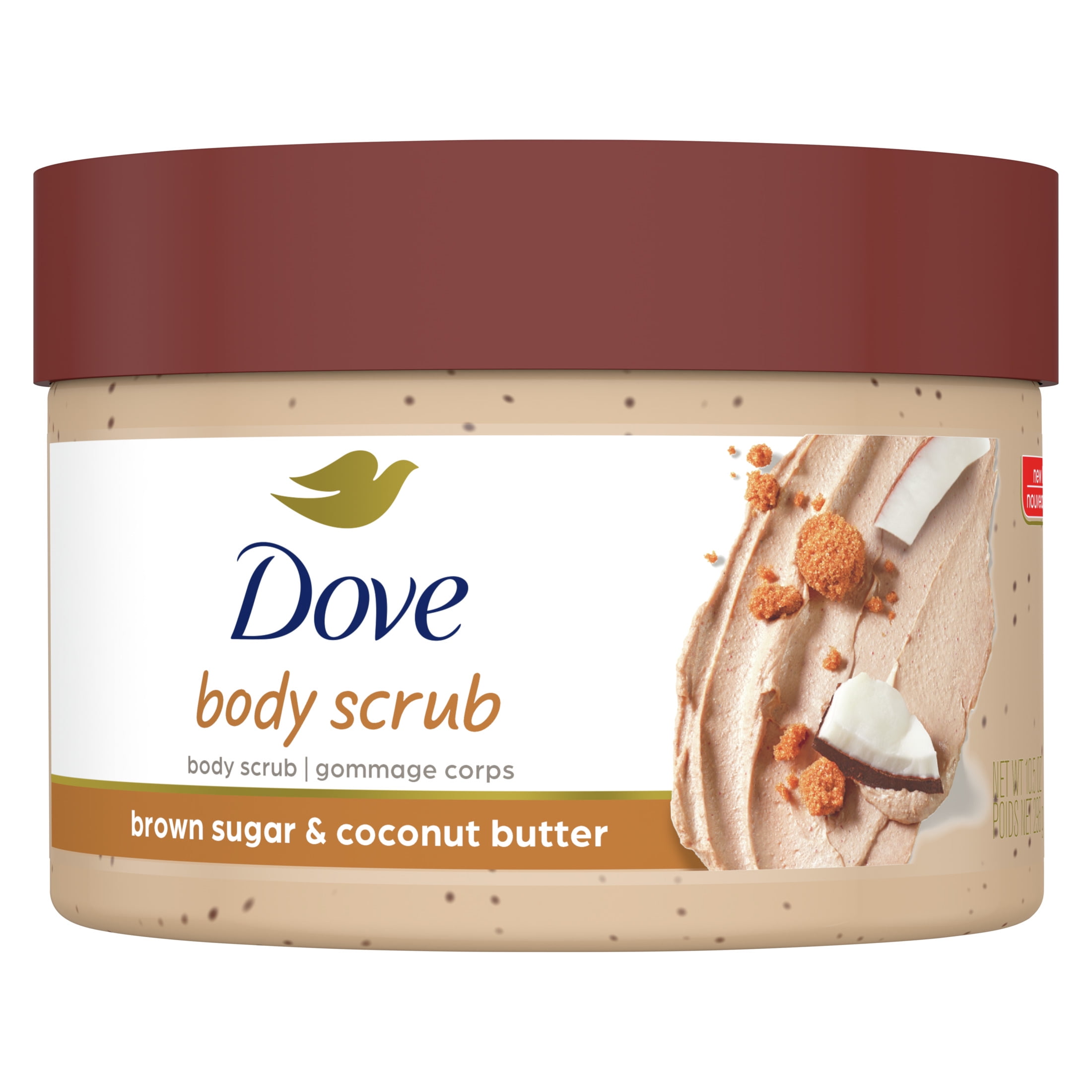 Dove Exfoliating Body Polish Brown Sugar and Coconut Butter Body Scrub ...