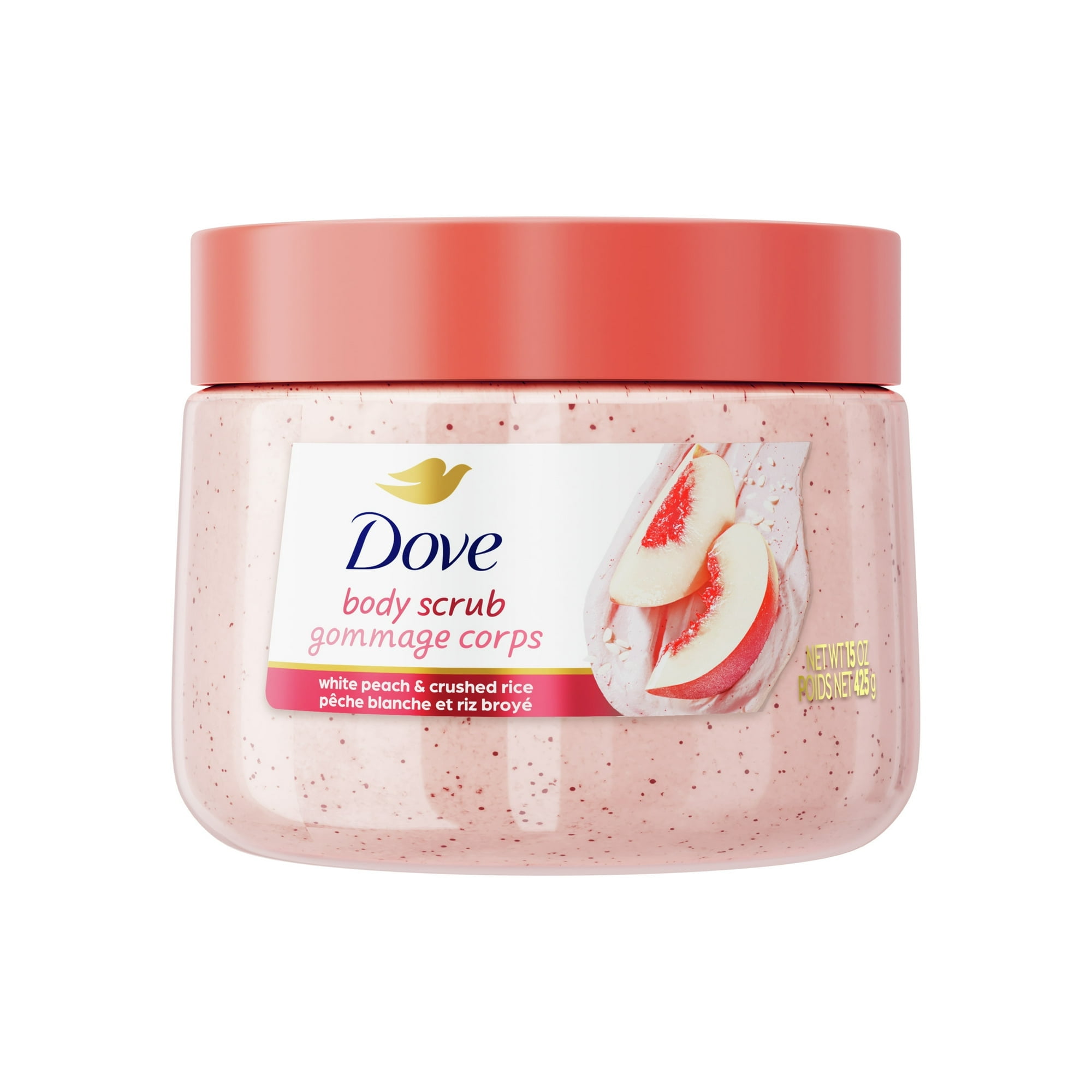 Dove Exfoliating Body Scrub for Women Peach, 15 oz - Walmart.com